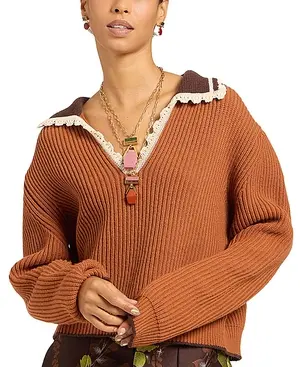 La DoubleJ Picket High Sweater