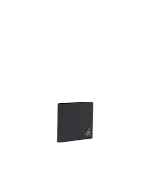 Prada Saffiano Leather Wallet With Coin Purse