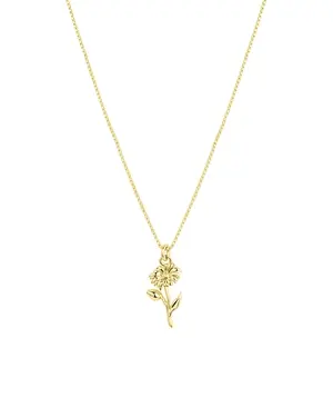SET & STONES Elsie Birth Flower Necklace - April