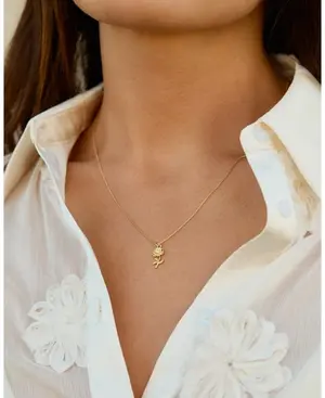 SET & STONES Elsie Birth Flower Necklace - April