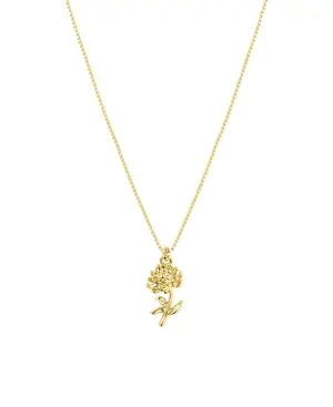 SET & STONES Elsie Birth Flower Necklace November