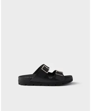 Prada Rubber Strap Sandals