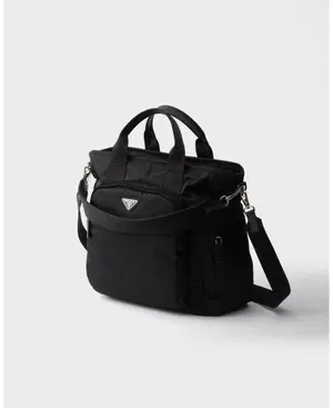 Prada Re-nylon And Saffiano Leather Tote Bag