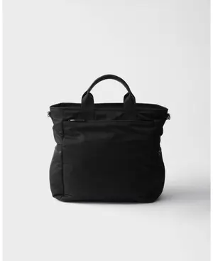 Prada Re-nylon And Saffiano Leather Tote Bag