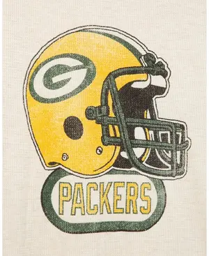 Junk Food Clothing Green Bay Packers Helmet Crop Thermal