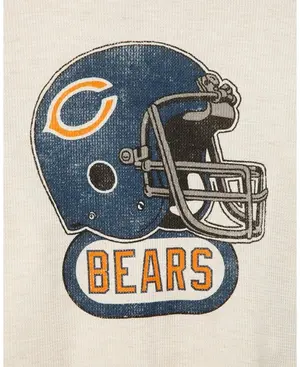 Junk Food Clothing Chicago Bears Helmet Crop Thermal