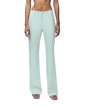 NOCTURNE Straight Leg Mid Rise Trousers