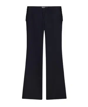 NOCTURNE Side Tie Low Rise Slim Fit Trousers