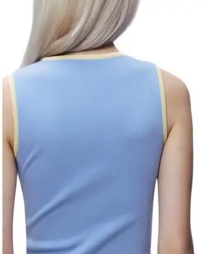 NOCTURNE Button-embellished Knit Top