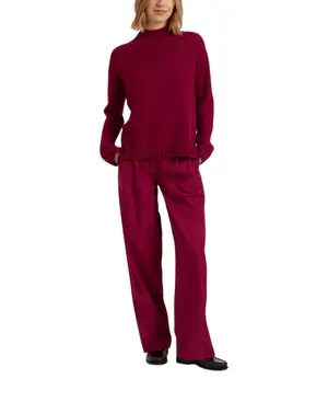 Chinti & Parker Pure Cashmere Funnel Neck Sweater