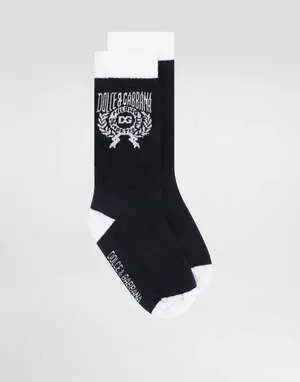 Dolce & Gabbana Cotton Socks With Dg Logo