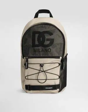 Dolce & Gabbana Nylon Backpack With Dg Logo - Multicolor