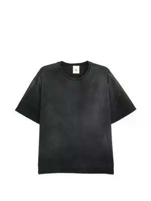 MOOJI MOOJI Sun-faded Distressed T-shirt - Black