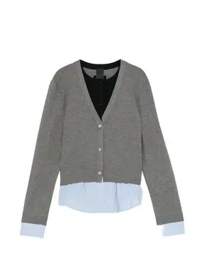 JUUN.J Layered V-neck Cardigan