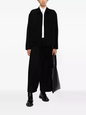 Yohji Yamamoto Zip-up Shirt Jacket