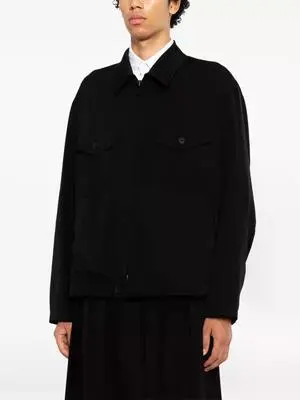 Yohji Yamamoto Zip-up Shirt Jacket