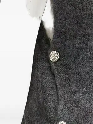 MORGAN Buttoned V-neck Vest