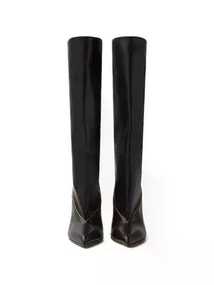 Versace Nappa Knee-high Boots 90 Mm