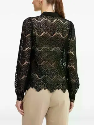 MORGAN Lace Tie Blouse