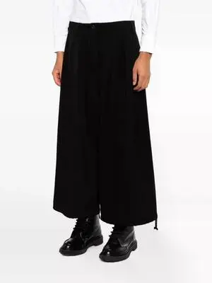 Yohji Yamamoto Pleated Drawstring Trousers