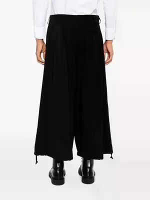 Yohji Yamamoto Pleated Drawstring Trousers