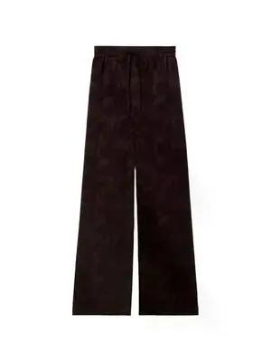 Claudie Pierlot Floral Palazzo Pants - Brown