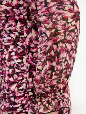 MORGAN Ruffled Print Dress