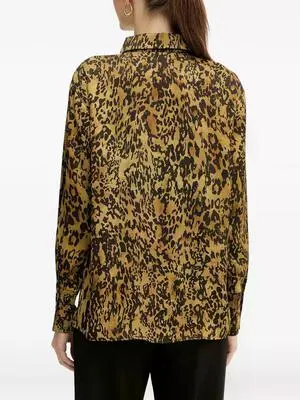 MORGAN Buttoned Patterned Shirt