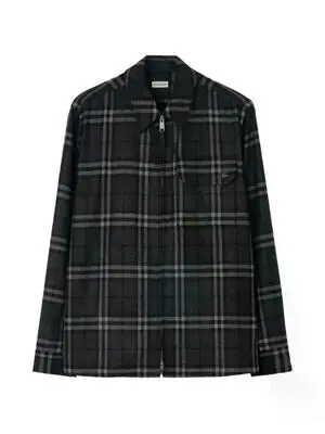 Burberry Check Wool Cashmere Overshirt
