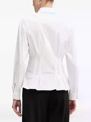 MORGAN Pleated Buttoned Shirt