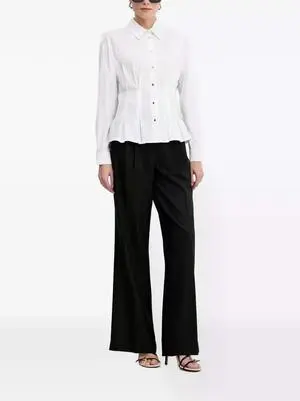 MORGAN Pleated Buttoned Shirt