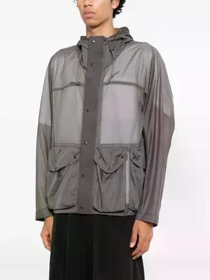 TEN C Hooded Flap-pocket Jacket