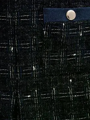 MORGAN Tweed Button Mini Skirt