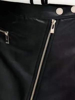 MORGAN Zip Mini Skirt