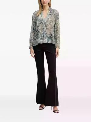 MORGAN V-neck Printed Top