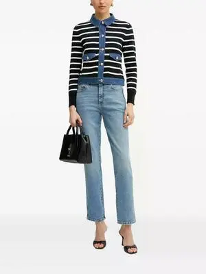 MORGAN Striped Cardigan