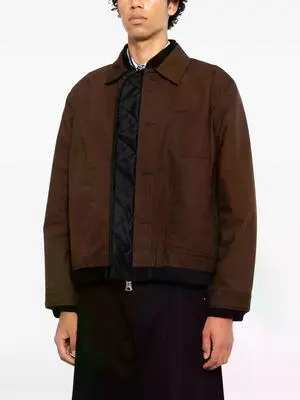 Sacai Layered Button-fastening Jacket