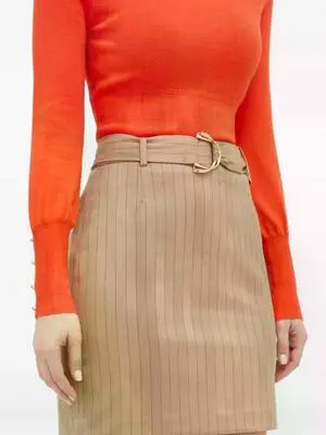 MORGAN Pinstripe-pattern Mini Skirt