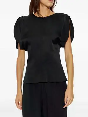 Victoria Beckham Bela Ruffled Sleeveless Top