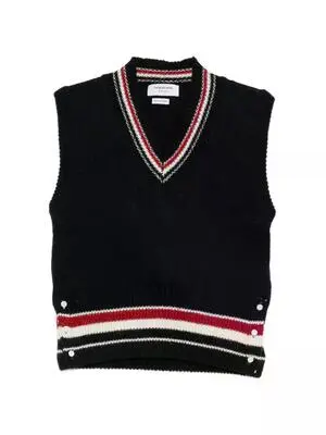 Thom Browne Sleeveless Vests For Men