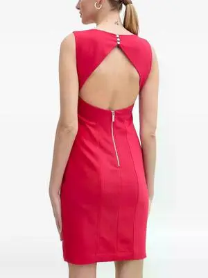 MORGAN V-neck Sleeveless Slit Dress