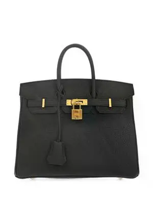 Hermès 2019 25 Birkin Togo Handbag - Black