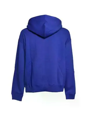 JIL SANDER Zip-up Drawstring Hoodie - Blue