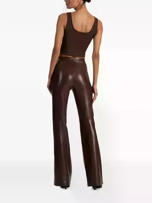 Alice + Olivia Ravyn Lace-up Bootcut Trousers