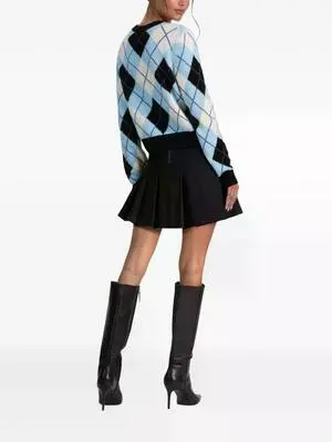 Alice + Olivia Carolee Argyle Sweater