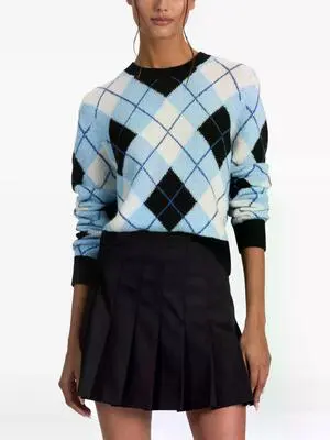 Alice + Olivia Carolee Argyle Sweater