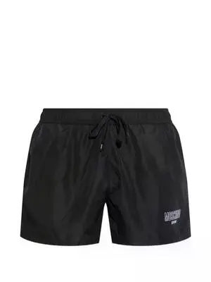 Moschino Print Swim Shorts - Black
