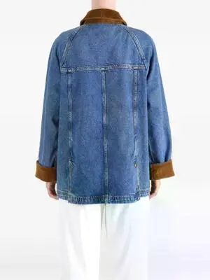 Barbour Beadnell Corduroy-collar Denim Jacket