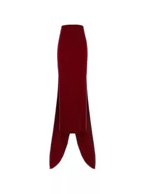 Valentino Garavani Solid Cady Raso Skirt