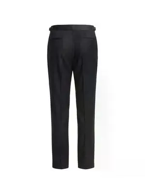 BOSS Virgin Wool Serge Tapered Fit Trousers